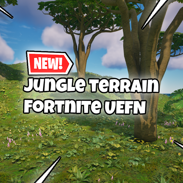 Fortnite UEFN how to add jungle terrain to your map | Community tutorial