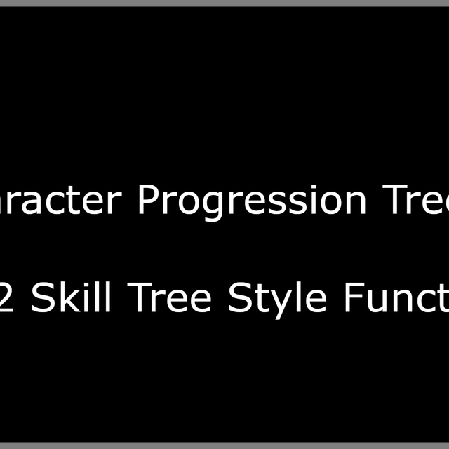 Creating Character Progression Trees - Diablo 2 Skill Tree Style ...