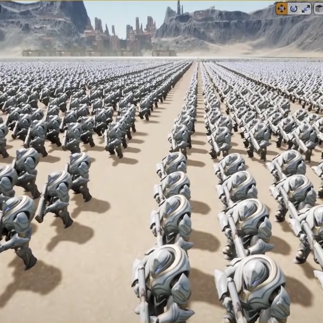 Simulating Large Crowds In Niagara | Unreal Engine | Talks and demos