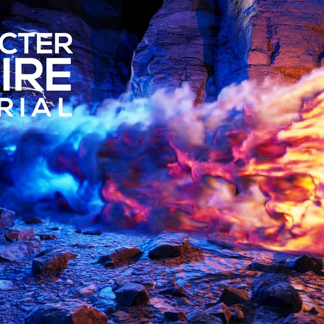 Niagara Fluids Tutorial: Character on Fire Simulation (Skeletal Mesh) VFX in Unreal Engine 5.3 ...