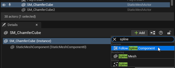 Follow a Spline and Report Distance Along It Using an Actor Component ...