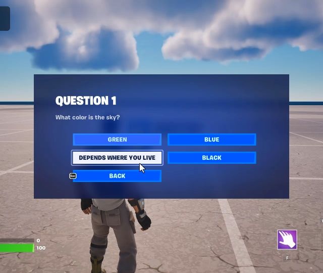 Multiple Choice Question in Unreal Editor for Fortnite: The Pop-up ... Multiple Choice Question in Unreal Editor for Fortnite: The Pop-up ...