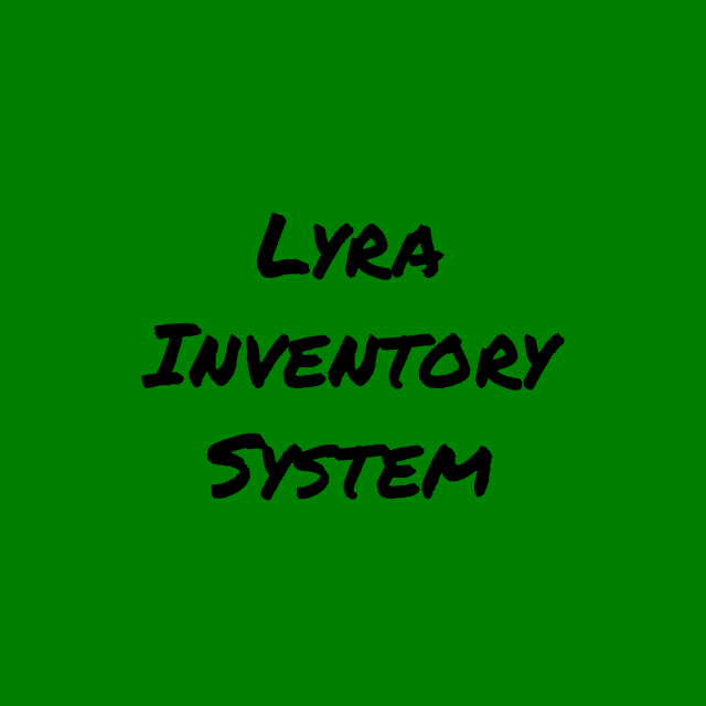 Lyra Inventory System | Community tutorial