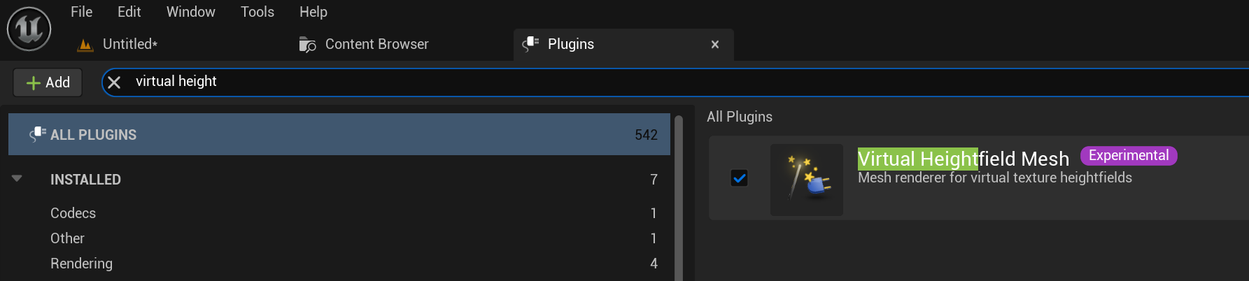 Implementing a landscape with a virtual heightfield mesh. | Community ...