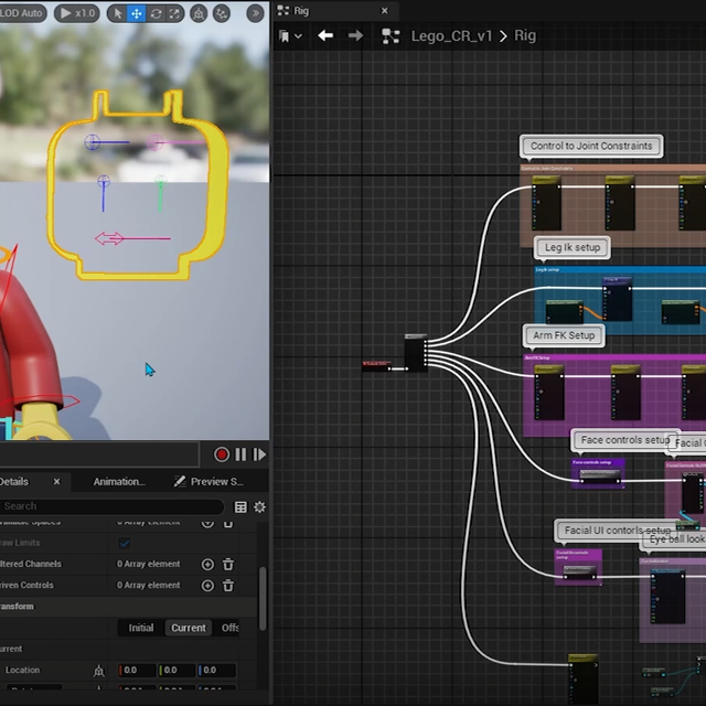 How to create custom control shapes in unreal engine control rig ...