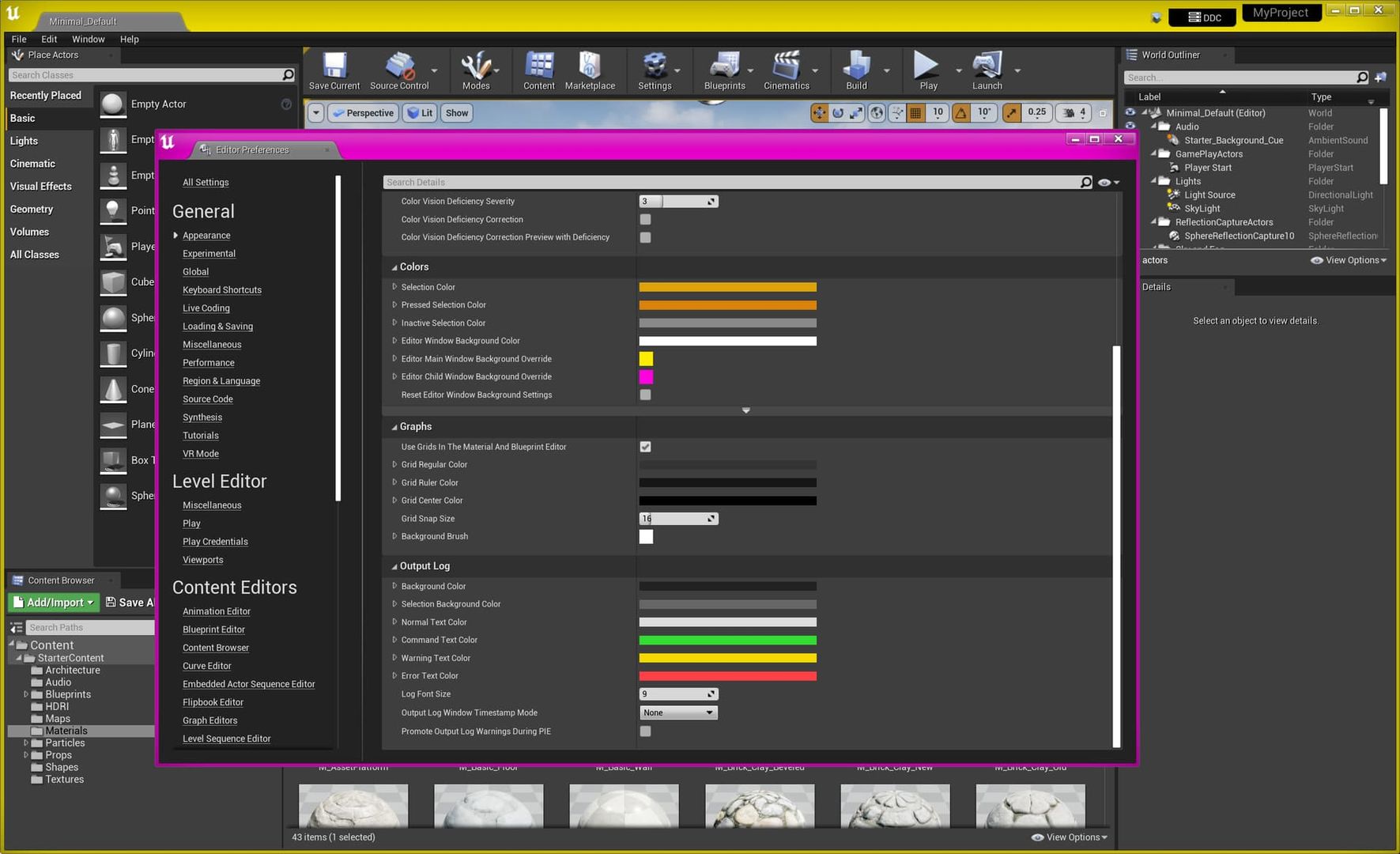 TIP: Change the UE4 Editor Window to Color Code Different Branches ...