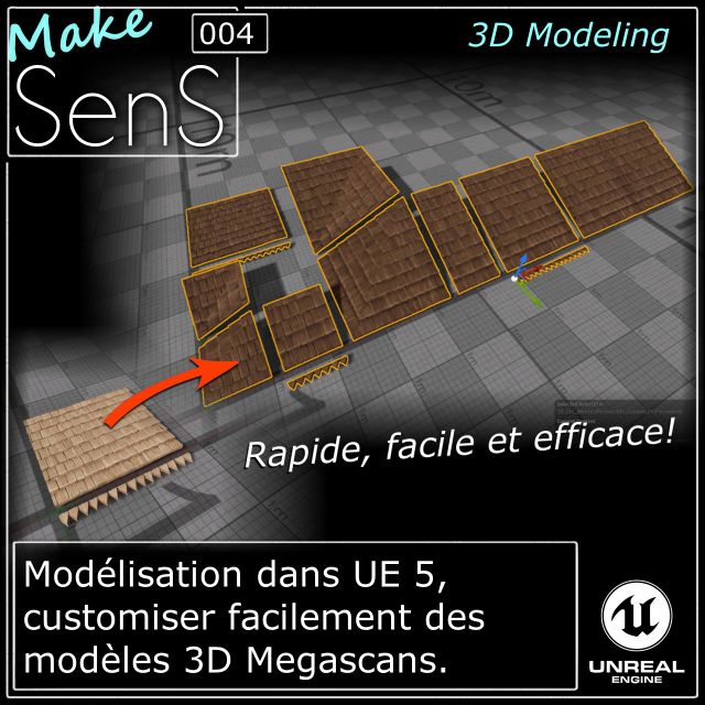Modélisation dans UE 5, customiser facilement vos modèles 3D - MakeSenS ...