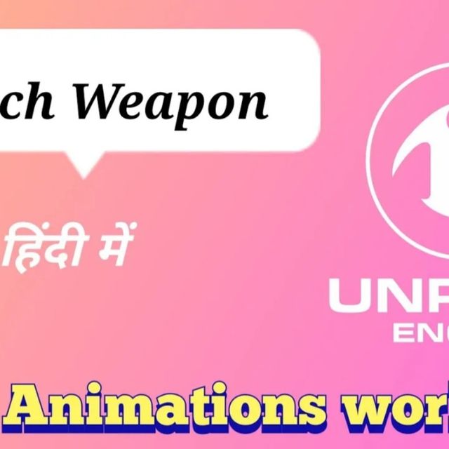 Animations For Beginners - (हिंदी में) Attaching Weapon to in Unreal Engine 5 | Community tutorial