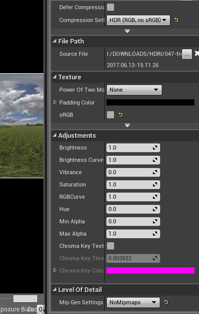 How to achieve shadows with a single HDRI in Unreal Engine 4.18 ...