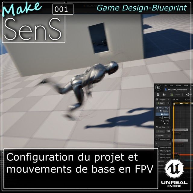 Config du projet et mouvements de base en FPV - MakeSenS - DevLog-001 - FR