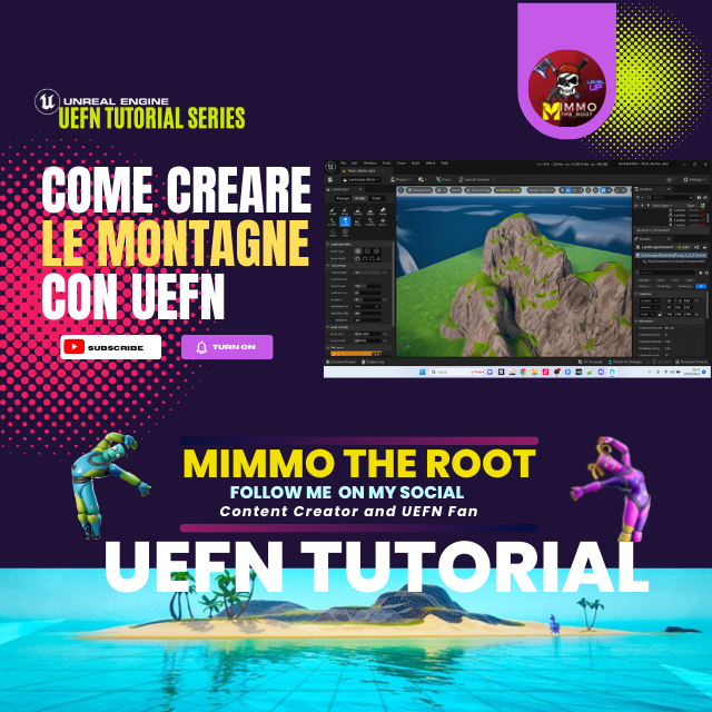 Uefn Beginner Tutorial For Dummy Ita Come Creare Le Montagne Con Uefn Community Tutorial 3969