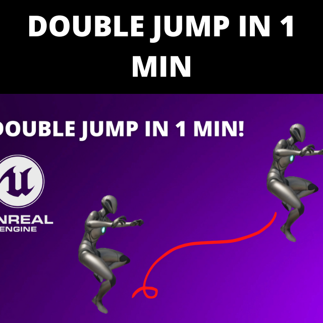 How to Make your Player Double Jump in Unreal Engine 5 in 1 min ...