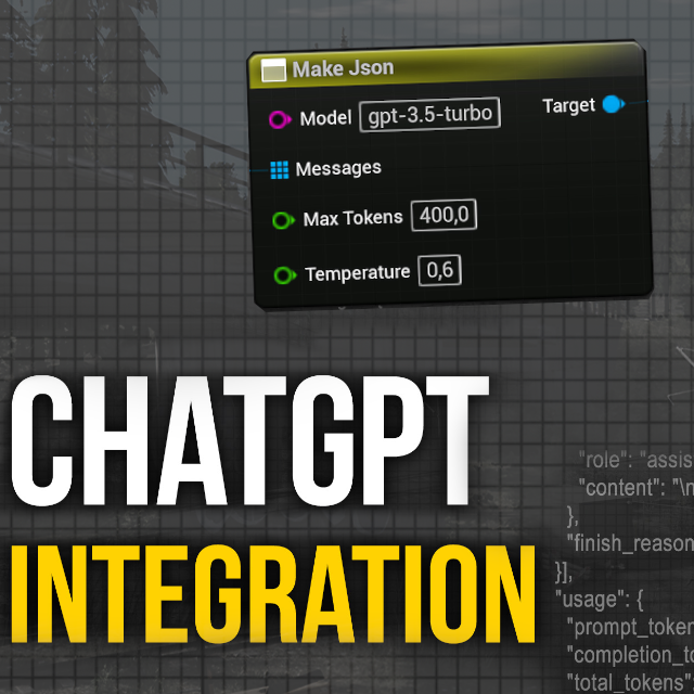 ChatGPT Integration | GPT-3.5 & GPT-4 (API & VaRest) - Dialog etc ...