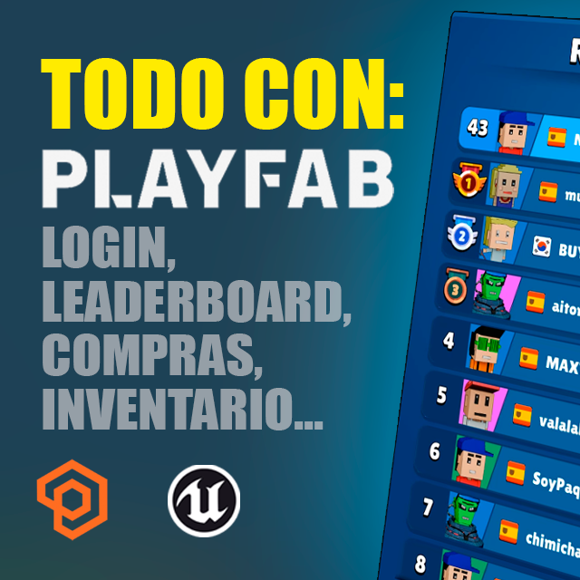 Login y Leaderboard en Unreal Engine con Playfab | Community tutorial