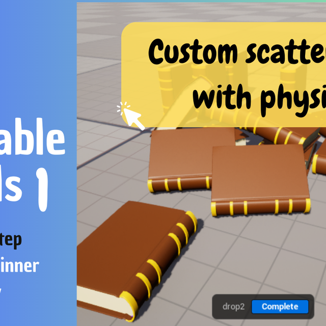 Scatter items with Physics using Scriptable Tool in Unreal Engine 5.2 ... Scatter items with Physics using Scriptable Tool in Unreal Engine 5.2 ...